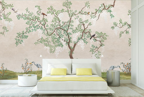 Large Tree Wallpaper Murals, Large Tree Wallpaper for Walls, A Big Tre ...