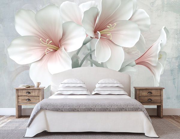 Custom 3D Stereo Relief Flower – Home Decoram